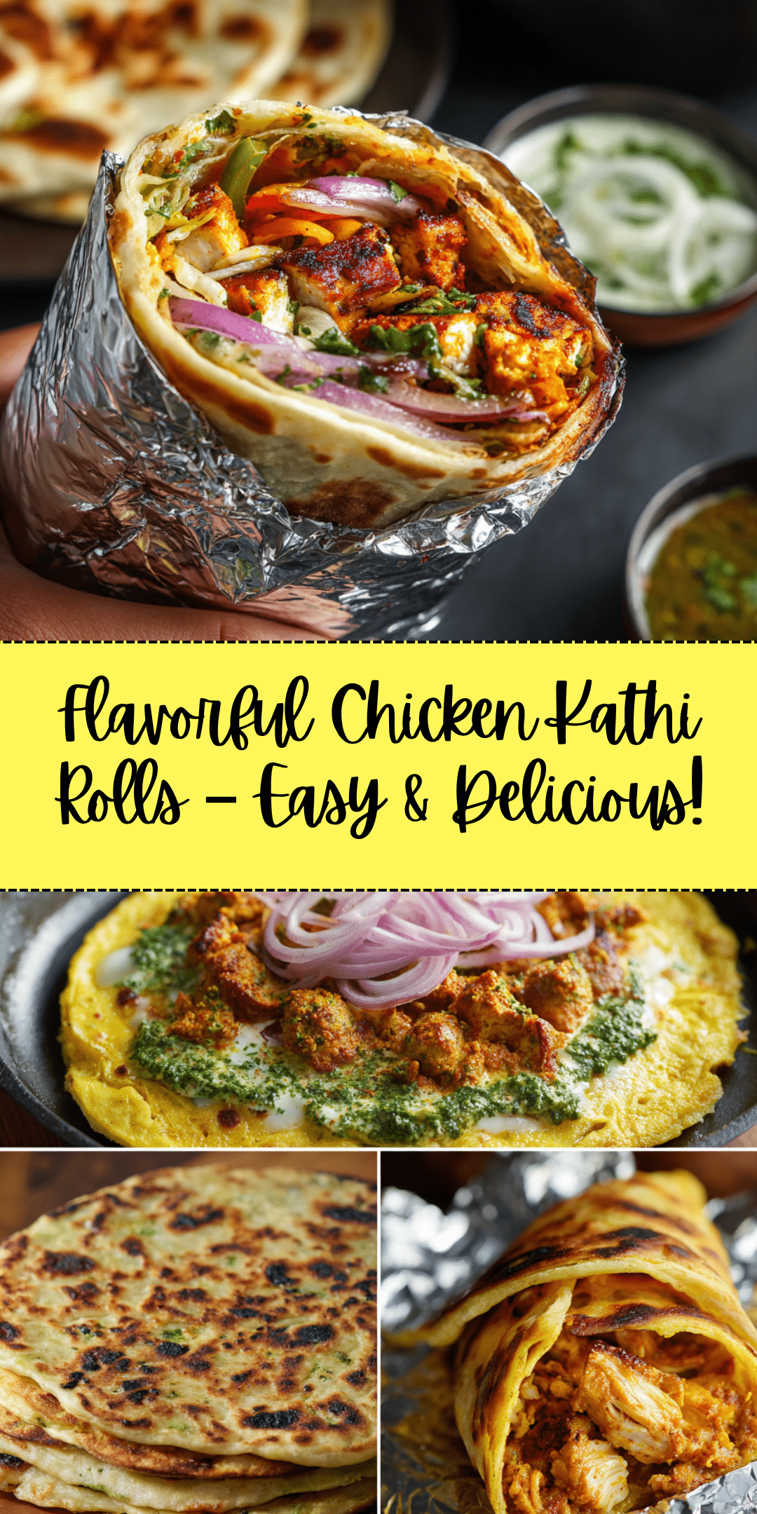 Chicken Kathi Roll: Street Food Classic Recipe
