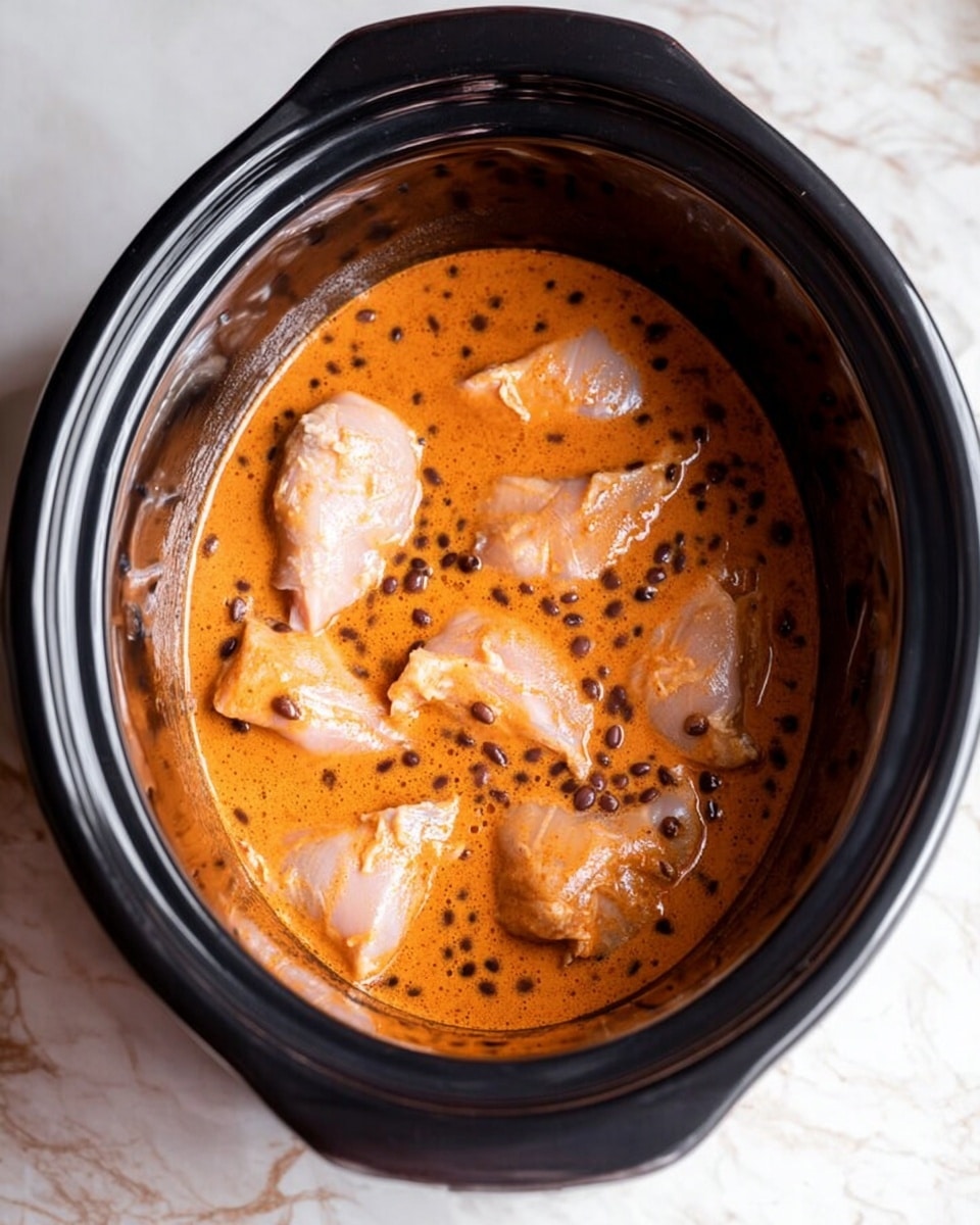 Crockpot Chicken Enchilada Casserole - Easy Slow Cooker Dish