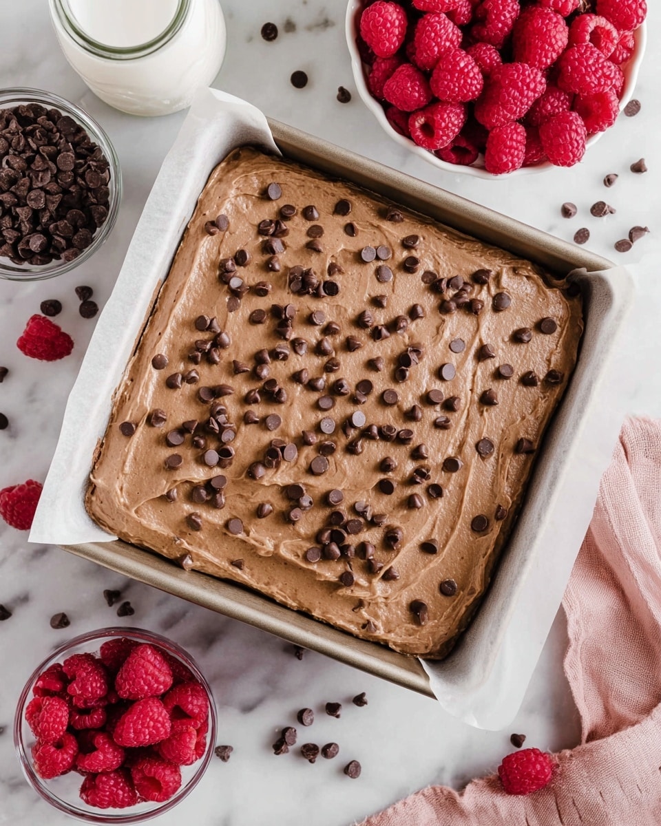 Chocolate Raspberry Brownies with Cream Cheese Frosting – Decadent Dessert
